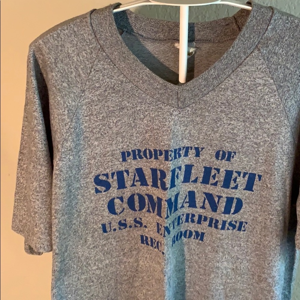 Vintage Starfleet Command Uss Enterprise Tee - Gem
